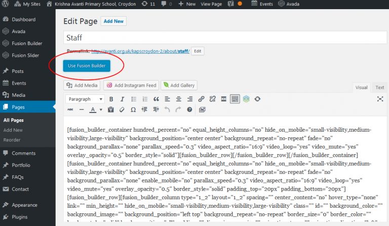 Fusion Builder – WordPress Tips